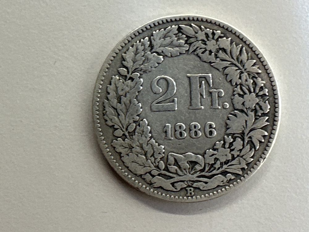 2 Fr.Silber Schweiz 1886 -ss | Kaufen auf Ricardo