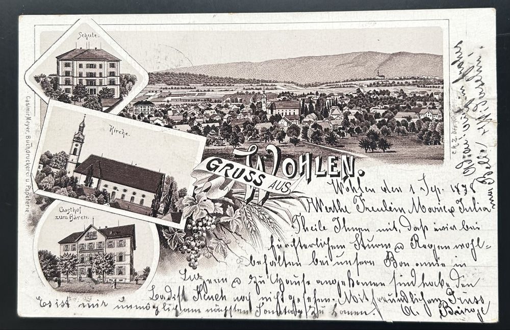 Gruss aus Wohlen Litho (Gebraucht) in Horw für CHF 48 – mit Lieferung auf Ricardo kaufen