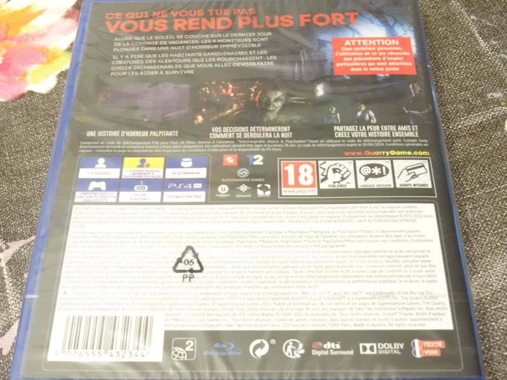 The Quarry PS4 NEUWARE FRANZÖSISCHE VERPACKUNG (Neu und originalverpackt) in Olten für CHF 9.9 ...