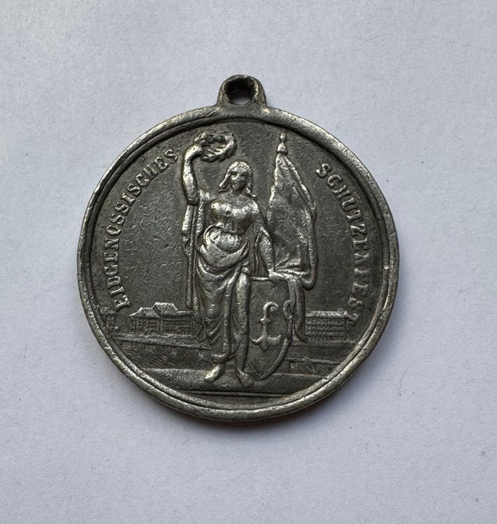 1879 Schützenmedaille Tir Federal Basel (Gebraucht) in Kirchberg SG für CHF 68 – mit Lieferung ...
