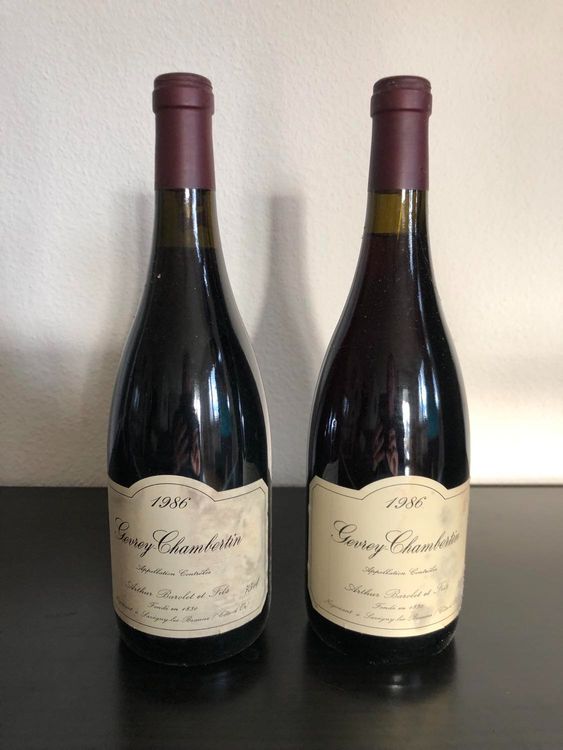 2x 1986 GEVREY CHAMBERTIN ARTHUR BAROLET ET FILS (Neu und ...