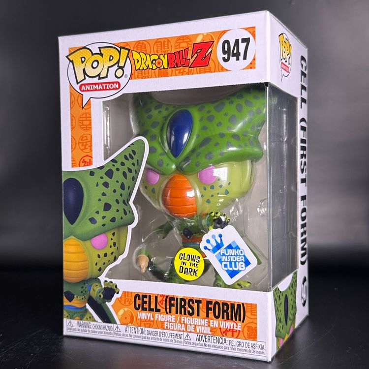 Funko Pop! Dragon Ball Z Cell (First Form) 947 Glow (Gebraucht) in ...