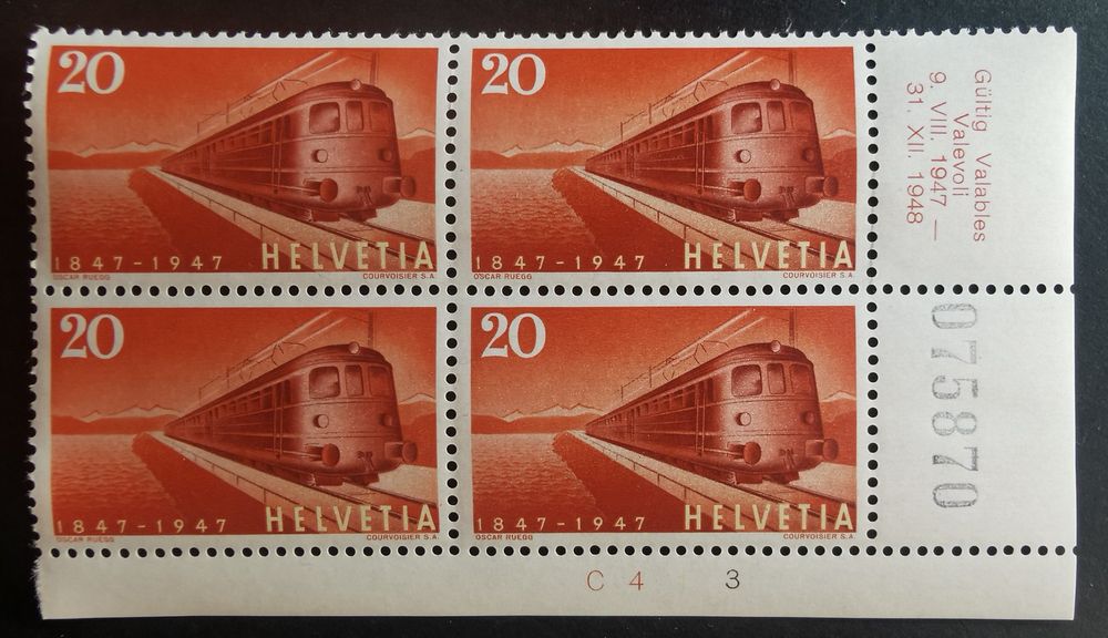 SR7 Bloc 4 Timbre Suisse Non Oblitere | Kaufen auf Ricardo