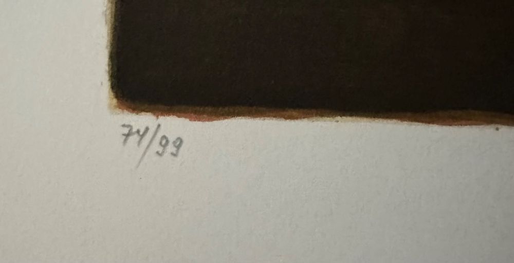 KÜNSTLER ? UNLESERLICH SIGNIERT LITHOGRAPHIE NUMMERIERT (Gebraucht) in Gersau für CHF 39 – mit ...