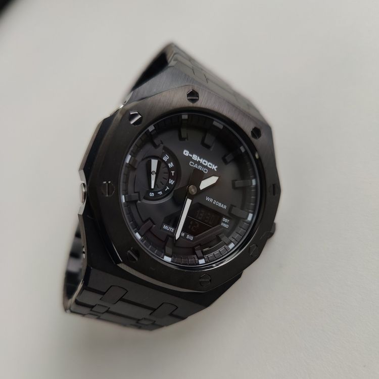 Armbanduhr Casio G-Shock "CasiOak" GA-2100 Schwarz | Kaufen auf Ricardo