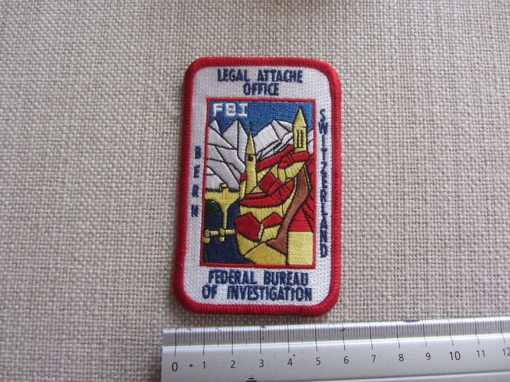 PATCH FBI LEGAL ATTACHE OFFICE BERN SWITZERLAND | Kaufen auf Ricardo
