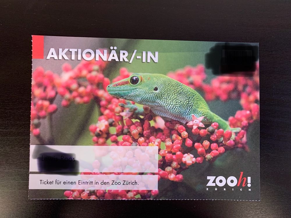 Zoo Eintritt | Kaufen auf Ricardo