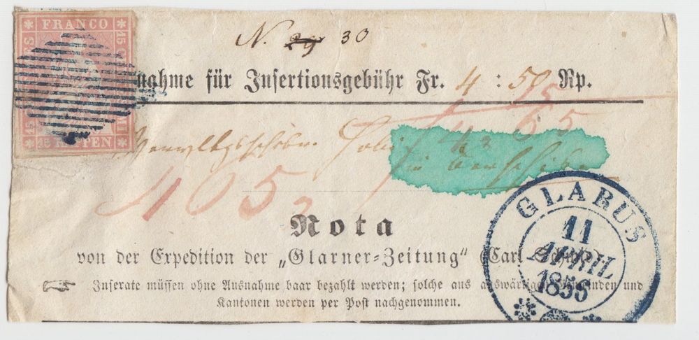 Strubel 24B auf Streifbandseite - Attest Urs Hermann (Gebraucht) in ...