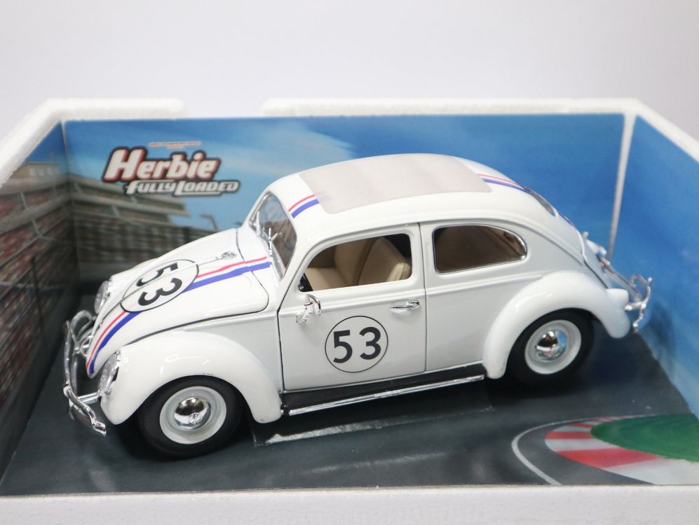 Burago VW Käfer 53 Herbie 1:18 fully Loaded made in Italy (Neu und ...