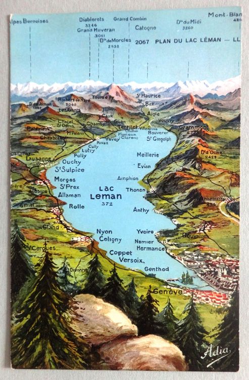 Plan du Lac Léman (Gebraucht) in Fétigny für CHF 1 – mit Lieferung auf ...