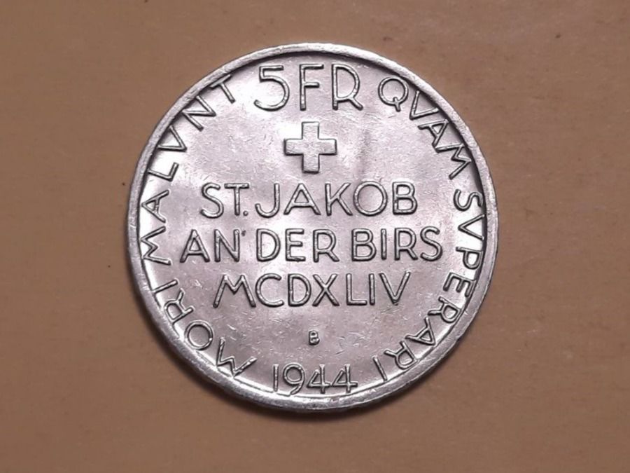 Schweiz Gedenkmünze 5 Franken 1944 Silber (Gebraucht) in Buchs SG für CHF 18 – mit Lieferung auf ...