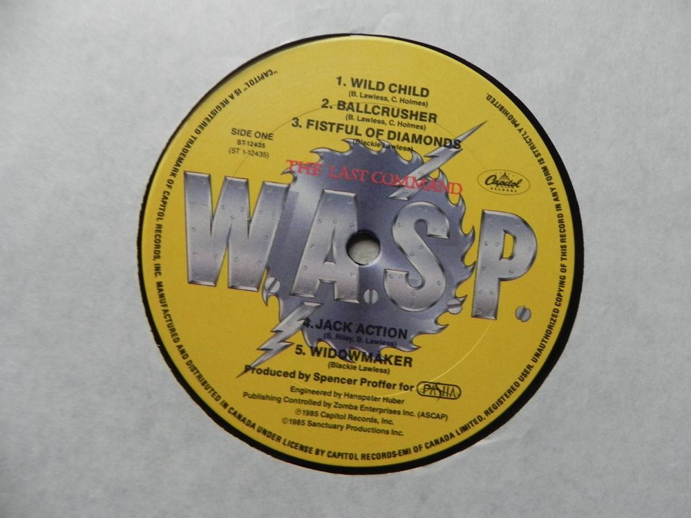 LP USA Heavy Metal Band W.A.S.P. 1985 The last Command (Gebraucht) in Siebnen für CHF 23 – mit ...