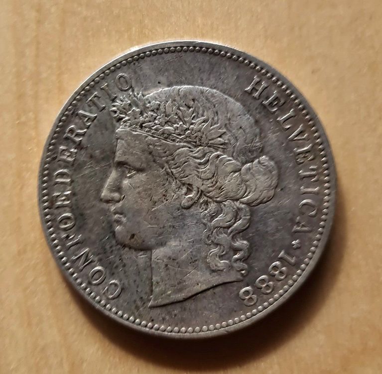 1888 Schweiz 5 Franken Selten | Kaufen auf Ricardo