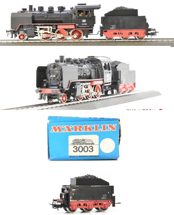 Märklin 3003 Dampflok BR 24 DB H0 WS Analog mit OVP | Kaufen auf Ricardo