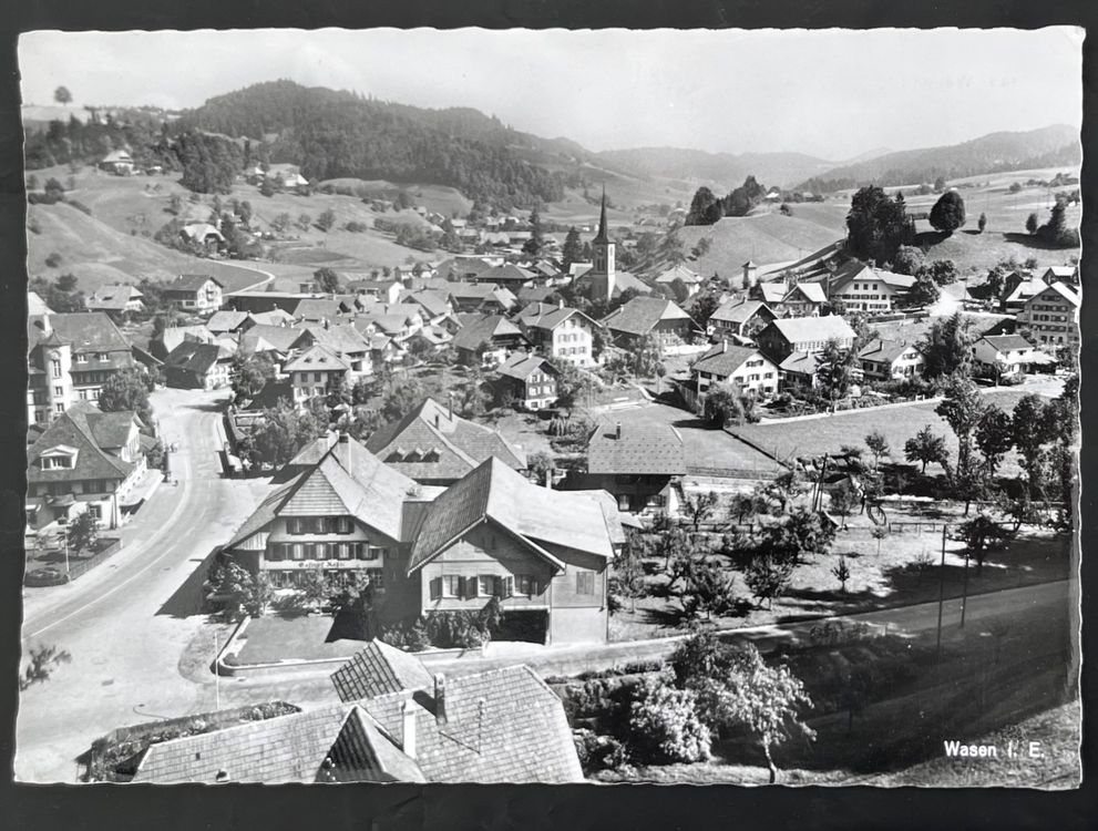 Wasen Im Emmental Strasse Ort Gasthaus Rössli Ev Luftbild Kaufen