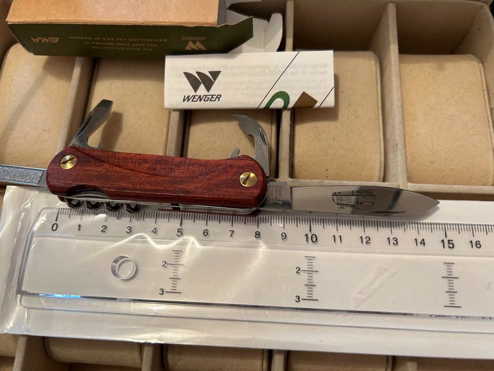 Couteau de poche suisse Wenger WOOD collection | Kaufen auf Ricardo