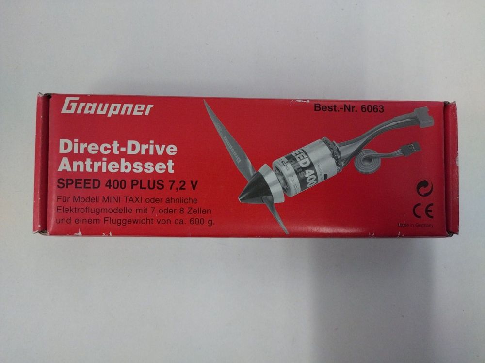Graupner Direct-Drive Antriebsset SPEED 400 plus | Kaufen auf Ricardo