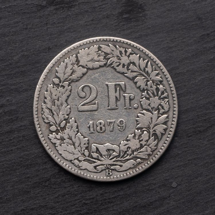 Silber 2 Franken 1879 B, Helvetia | Kaufen auf Ricardo