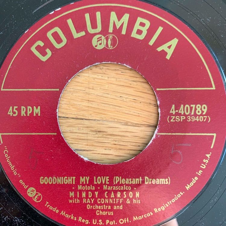 Mindy Carson - Goodnight My Love / 1. US-Press. 1956 | Kaufen auf Ricardo