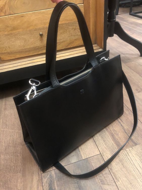 Navyboot Ledertasche/Businesstasche edles Leder schwarz neuw (Neu ...