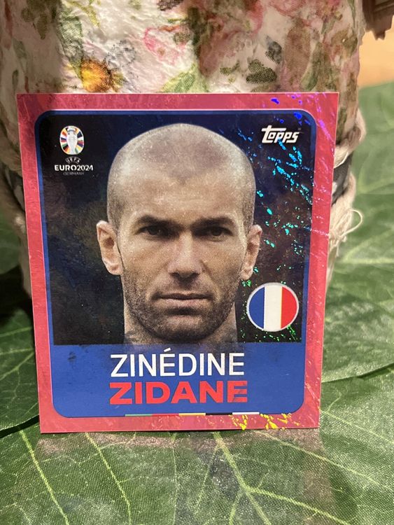UEFA Euro 2024 Topps Sticker LEGENDE 8 PINK (Neu (gemäss Beschreibung ...