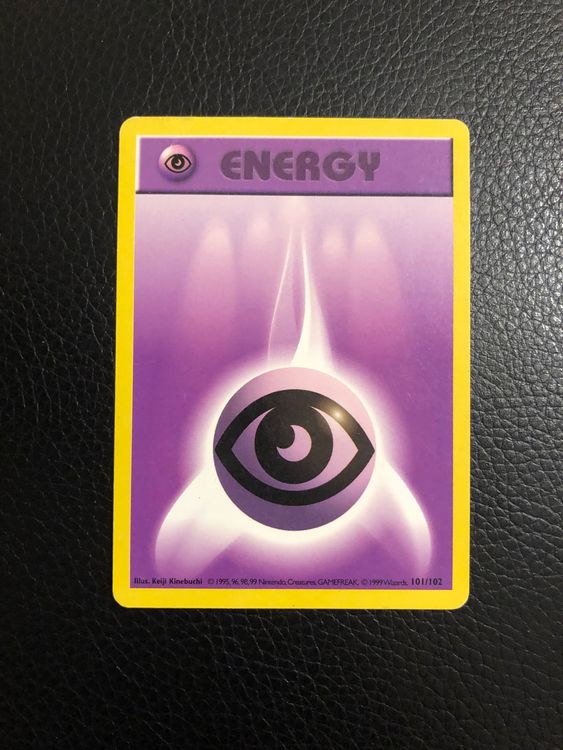 Base Set Shadowless Psychic Energy 101/102 ab 1 (Gebraucht) in Paradiso ...