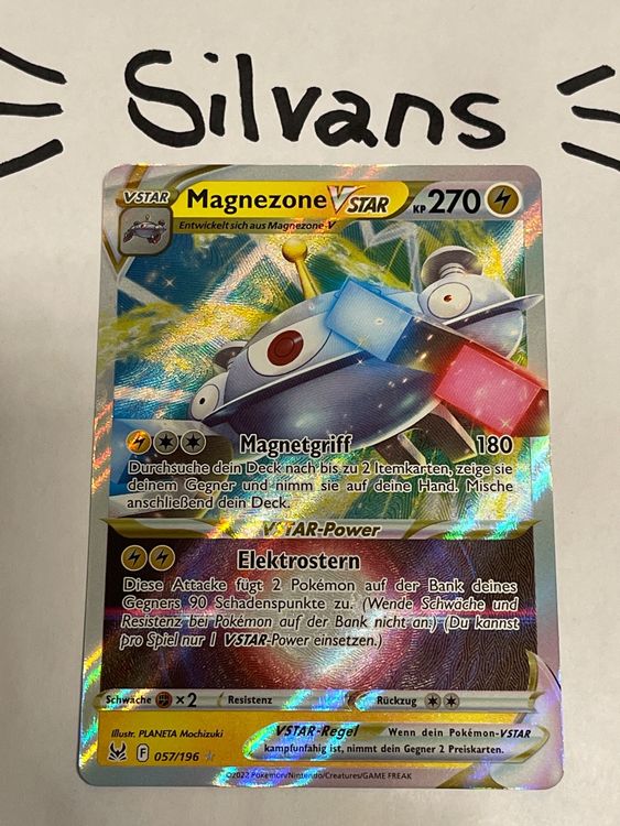 Magnezone Vstar Full Art Verlorener Ursprung Lost Origin DE (Neu ...