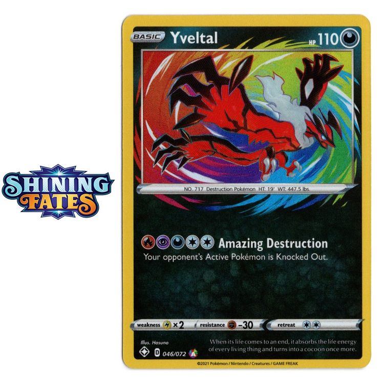 Shining Fates Yveltal Holo Amazing Rare 046/072 EN | Kaufen auf Ricardo