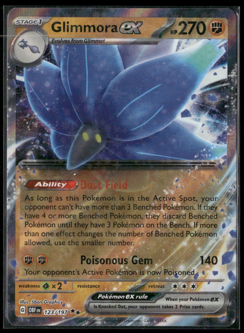 Pokemon - Glimmora ex (OBF 123) °Double Rare- EN- (Neu (gemäss ...