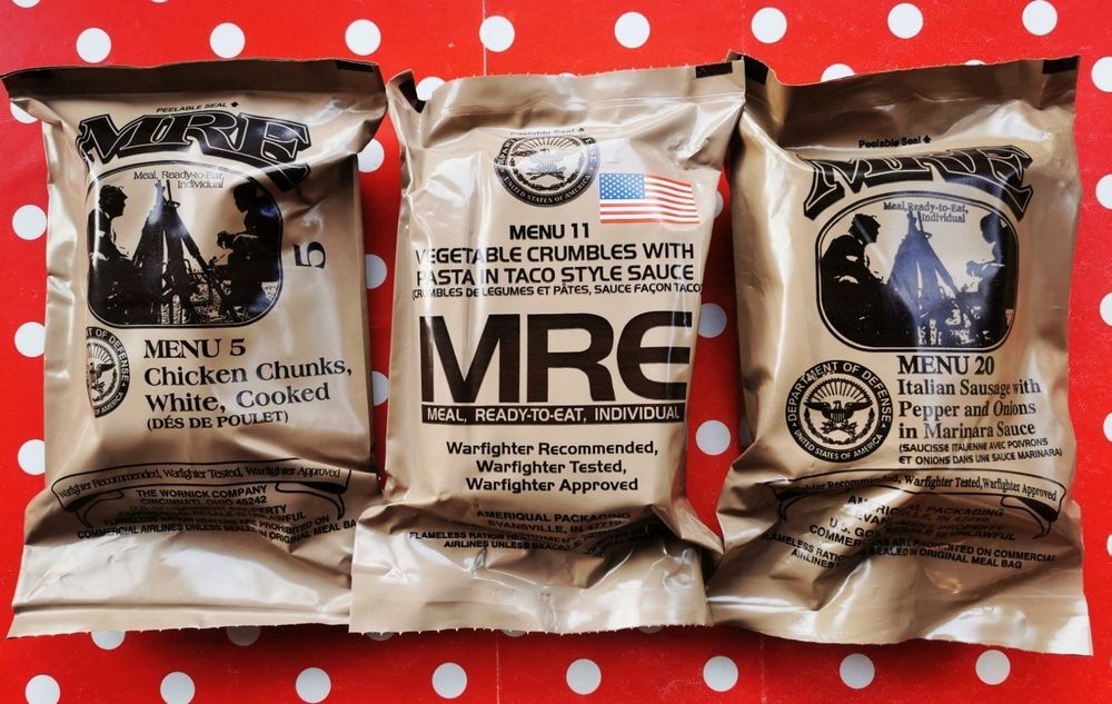 Original US Army MRE 3 Stück! 2023/24 (Neu und originalverpackt) in ...