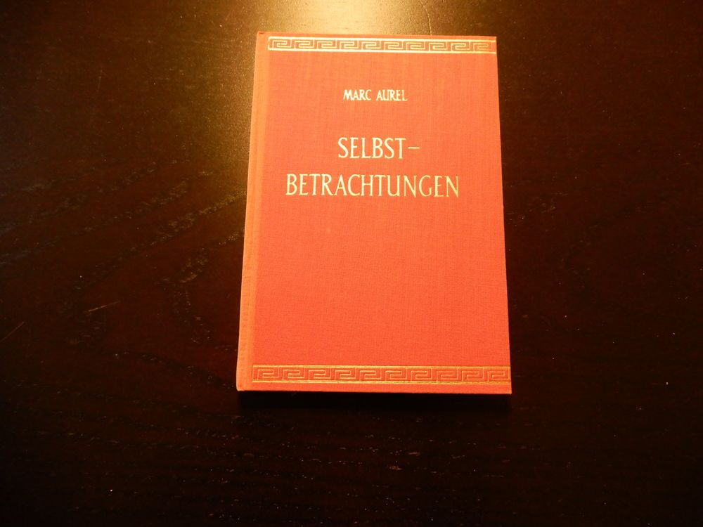 Marc Aurel Selbstbetrachtungen Rascher Verlag Zürich (Gebraucht) in ...