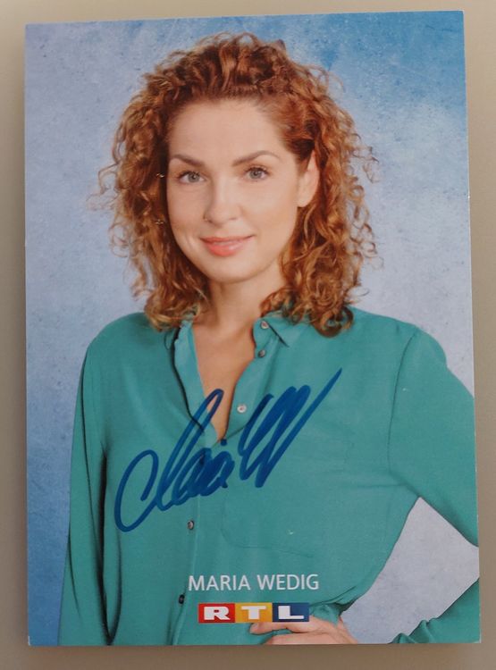 Maria Wedig - GZSZ - Original-Autogramm (Gebraucht) in Plaffeien für ...