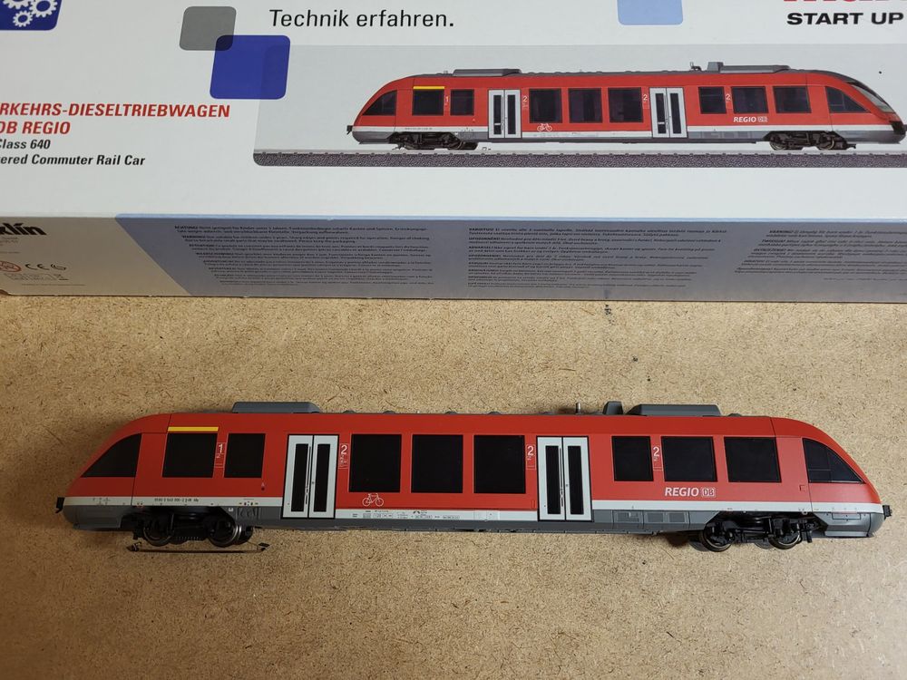 Märklin 36640 H0 Dieseltriebwagen BR 640 DB Regio, MFX (Gebraucht) in ...