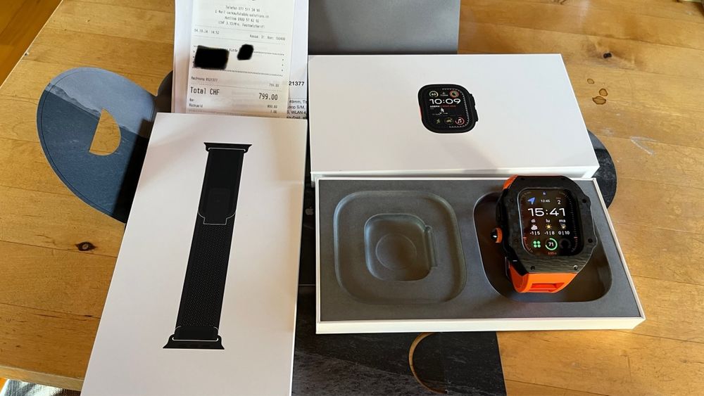Apple Watch Ultra 2 black titane avec accessoires Style RM (Gebraucht) in Movelier für CHF 599 ...