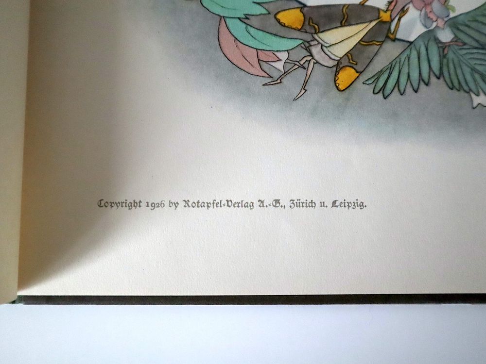 Kinderbücher alt Ernst Kreidolf 20er 30er Vintage Kunst | Kaufen auf ...