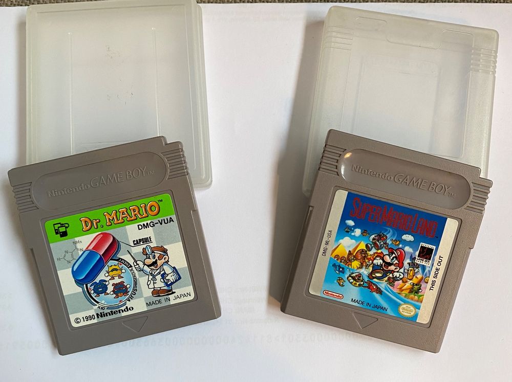 Game Boy Spiele „Dr. Mario & Super Mario Land“ (1989) (Gebraucht) in ...