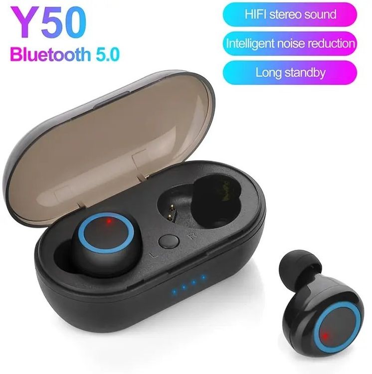 Kopfhörer Y50 TWS Bluetooth 5.0 Wireless mit Touch Control (Neu (gemäss ...