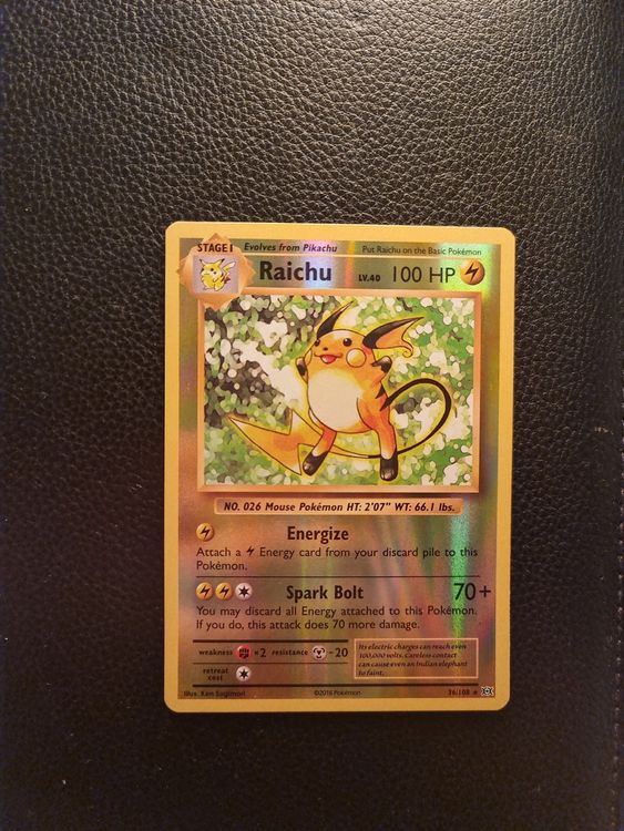 Pokemon Raichu Rev. Holo ENG 36/108 / Evolutions | Kaufen auf Ricardo