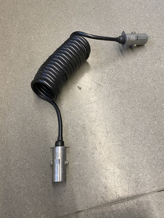Spiralkabel Beleuchtung 24V 7-Pol Typ S (Neu (gemäss Beschreibung)) in ...