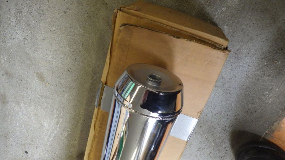 HONDA CB125T NEU LINKER AUSPUFF NR.18300-399-003 OLDTIMER (Neu und ...