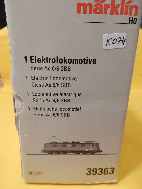 HO - Märklin - CFF/SBB Loc - El. Ae 6/6 - 11456 "Olten" | Kaufen auf ...