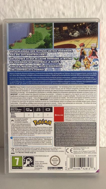 Pokemon Shining Diamond - Nintendo Switch Game TOP CONDITION (Gebraucht ...