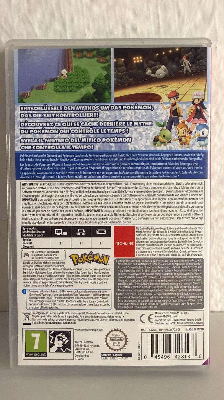 Pokemon Shining Diamond - Nintendo Switch Game TOP CONDITION (Gebraucht ...