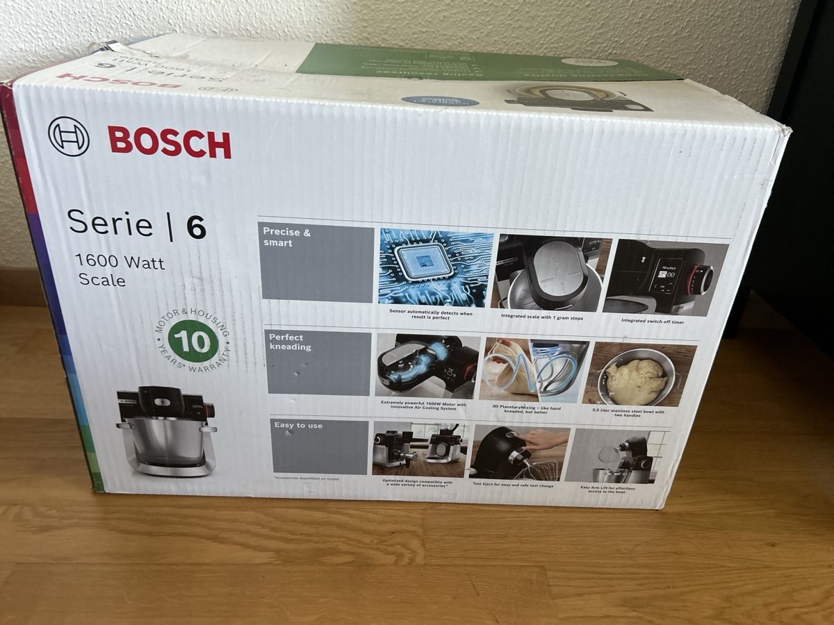 Bosch Serie 6 Kitchen Machine 1600W, new! (Neu (gemäss Beschreibung ...