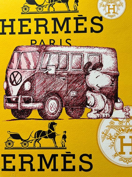 DEATH NYC « Hermes Snoopy VW Bus » 14/100 (Neu (gemäss Beschreibung ...