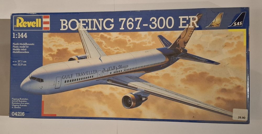 Revell 4216 Boeing 767-300 Gulf Traveller (1:144) | Kaufen auf Ricardo