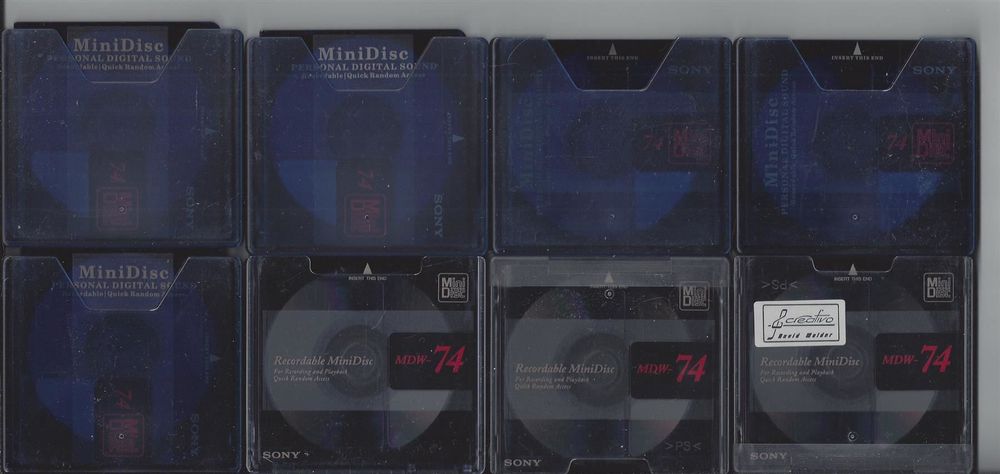 8 x SONY MiniDisc MDW-74 Recordable | Kaufen auf Ricardo