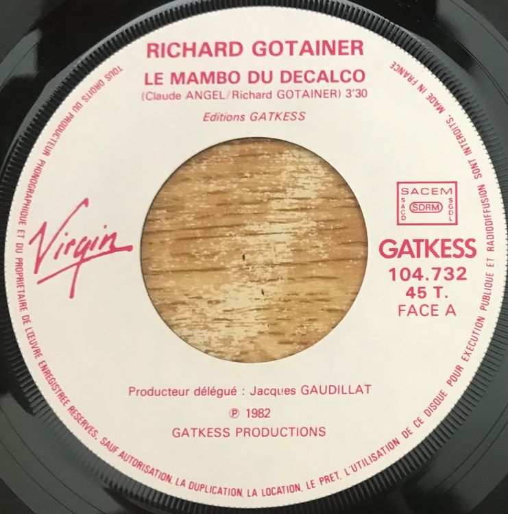 RICHARD GOTAINER - LE MAMBO DU DÉCALCO | Kaufen auf Ricardo