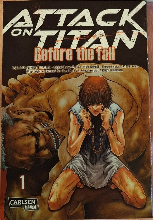 Attack on Titan - Before the Fall 1 - Manga, Carlsen! (Neu (gemäss ...