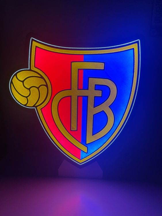 FC Basel Logo mit LEDs | Kaufen auf Ricardo